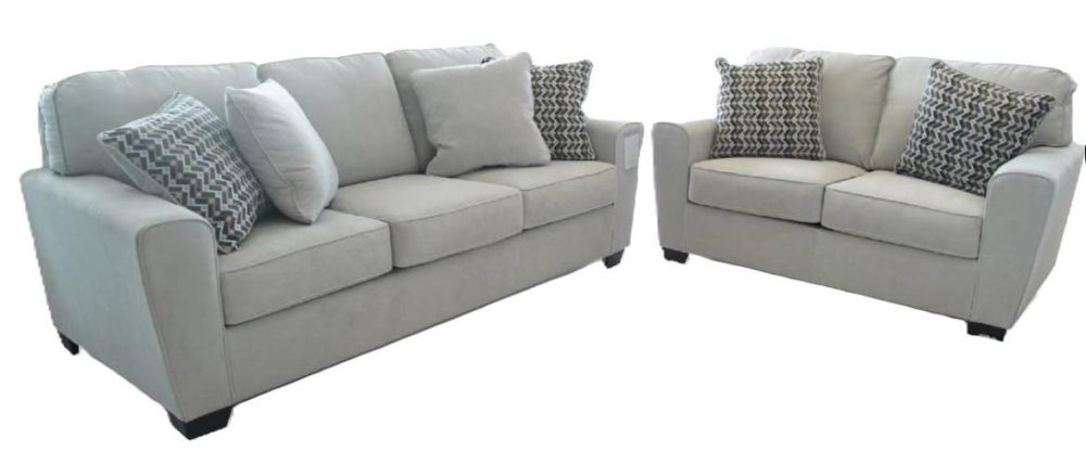 SALA SOFA Y LOVESEAT CASHTON 40699 STONE - Furniture City